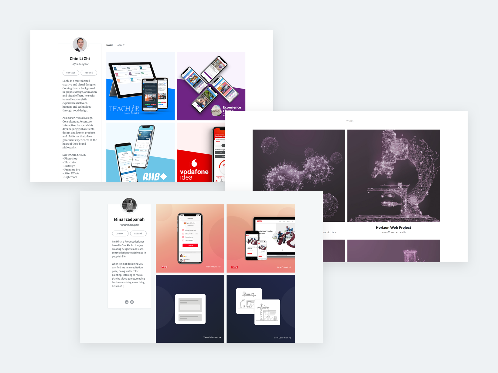 Portfolio Cover Page Design Template
