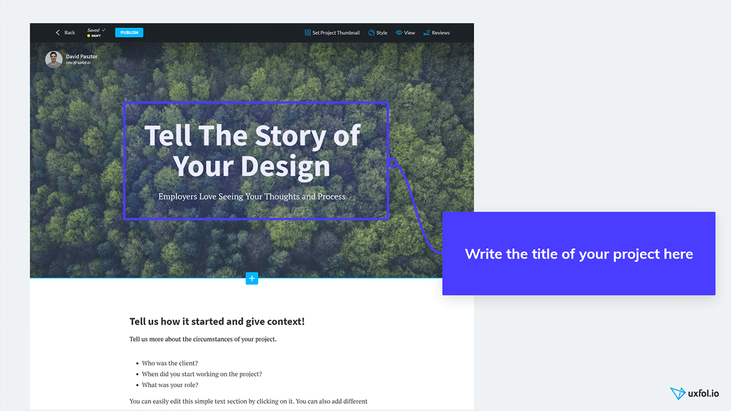 Online Design Portfolio Tutorial with 9 Awesome Examples - UXfolio Blog