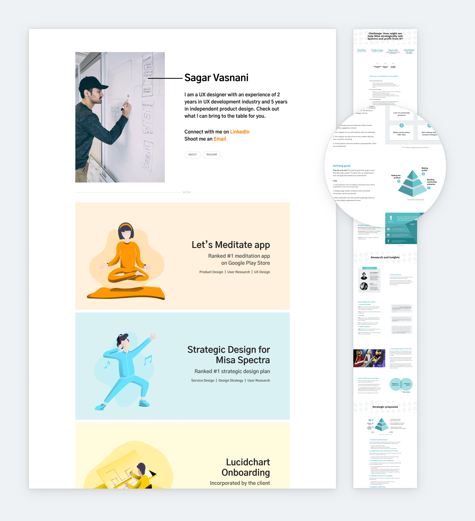 UX Portfolio Presentation How To Structure Your Portfolio For An Interview