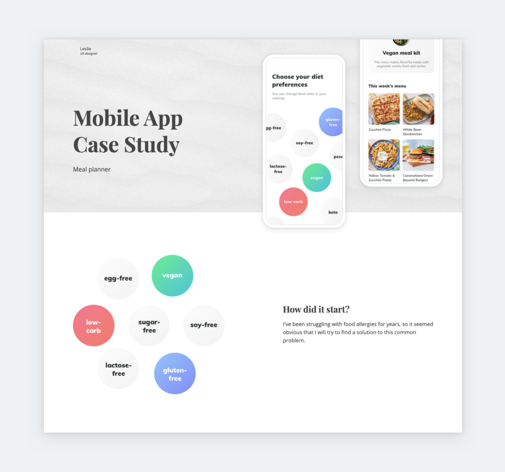 6 Excellent Product Designer Case Studies & 8 Tips for Yours - UXfolio Blog