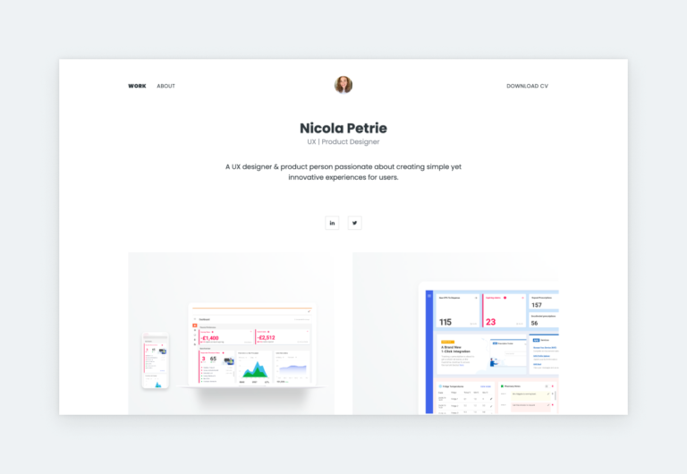 4 Portfolio Cover Page Tips with Great Examples