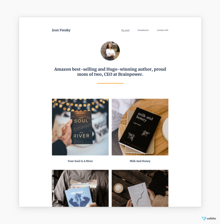 49 Stunning Portfolio Templates & a Guide for Choosing Yours - UXfolio Blog