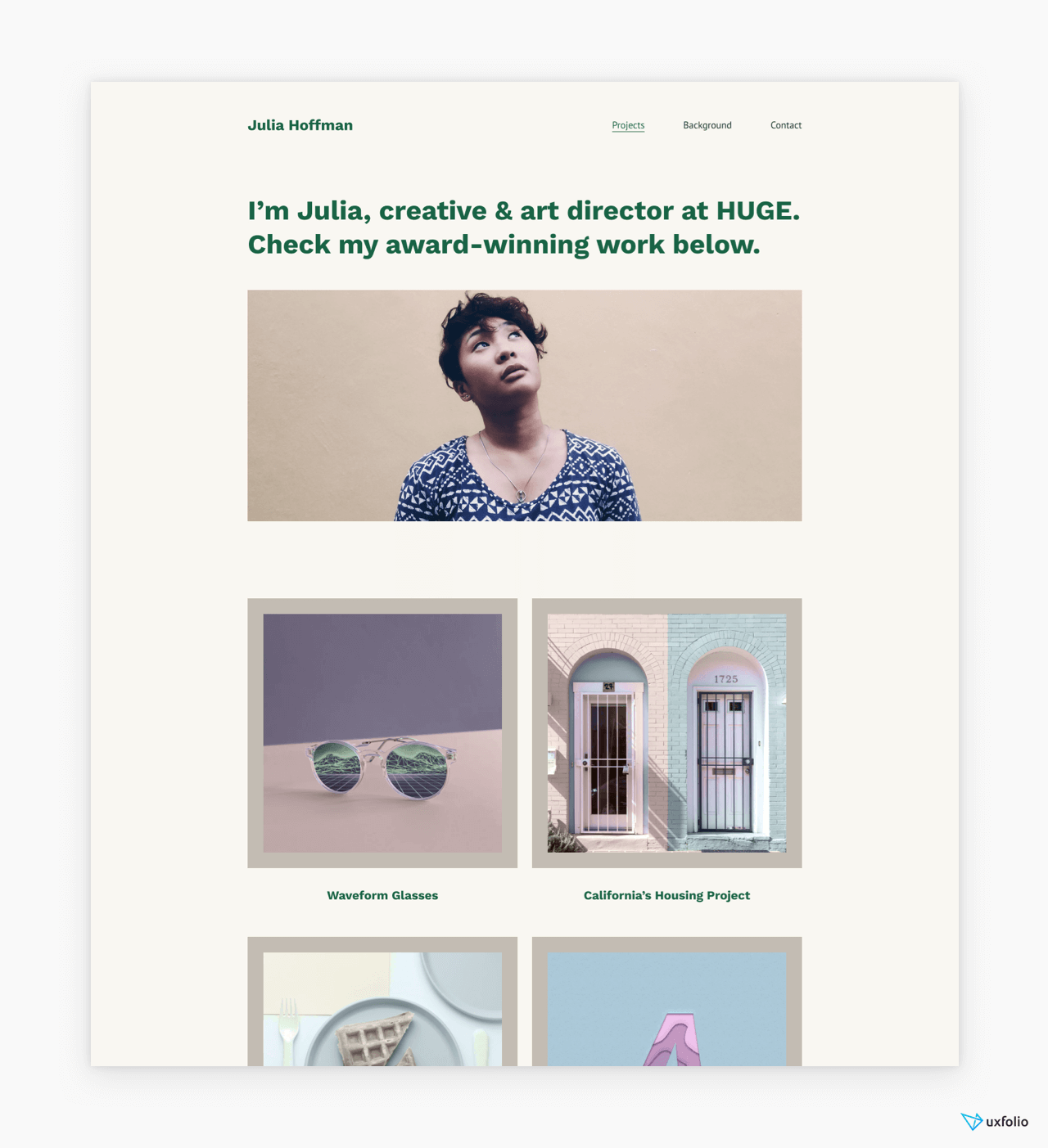 49 Stunning Portfolio Templates & a Guide for Choosing Yours - UXfolio Blog