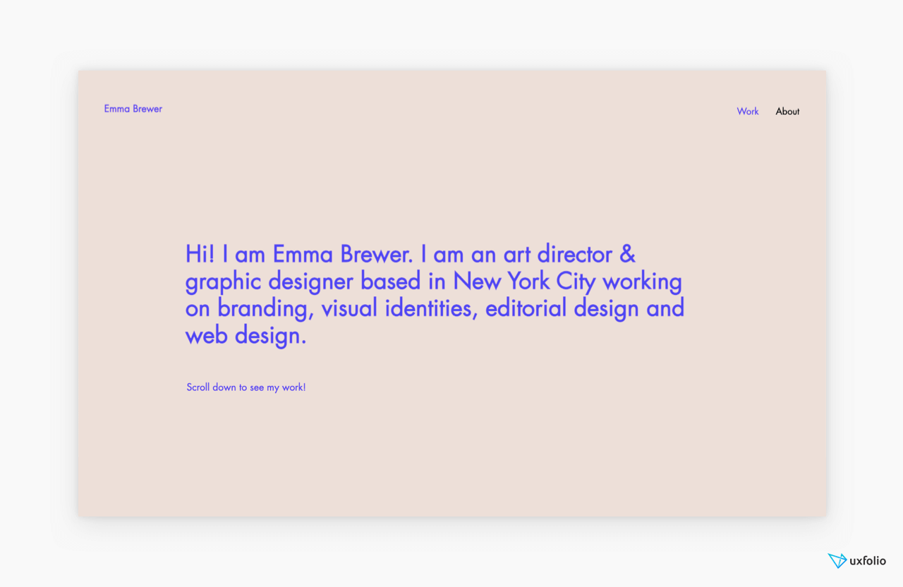 49 Stunning Portfolio Templates & a Guide for Choosing Yours - UXfolio Blog