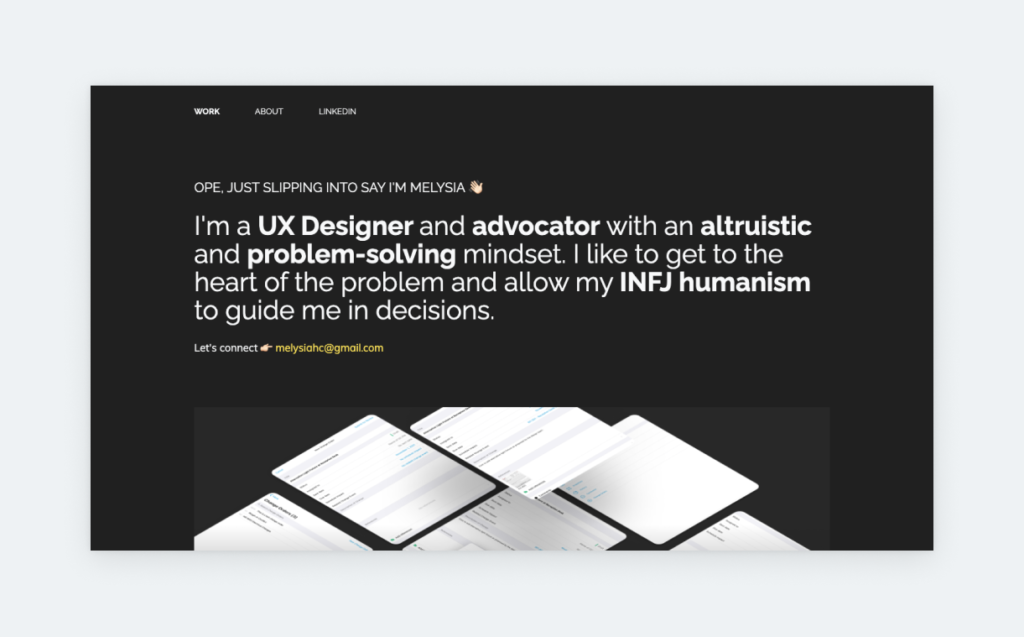 14 Fantastic Professional Portfolio Examples - UXfolio Blog