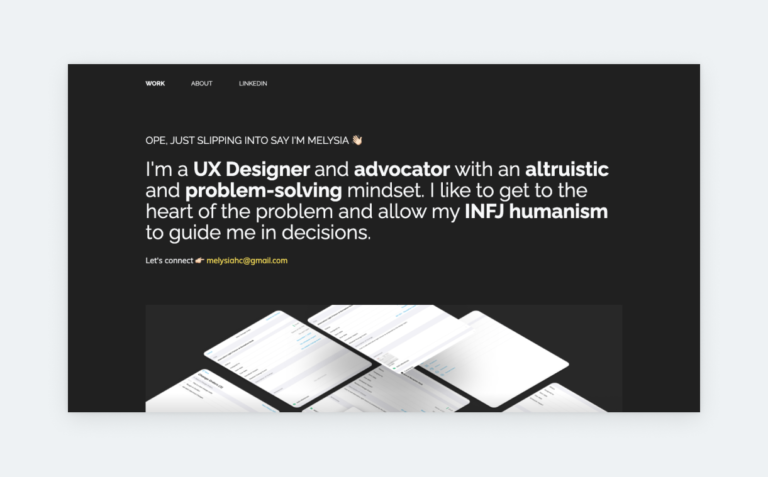 14 Fantastic Professional Portfolio Examples - UXfolio Blog