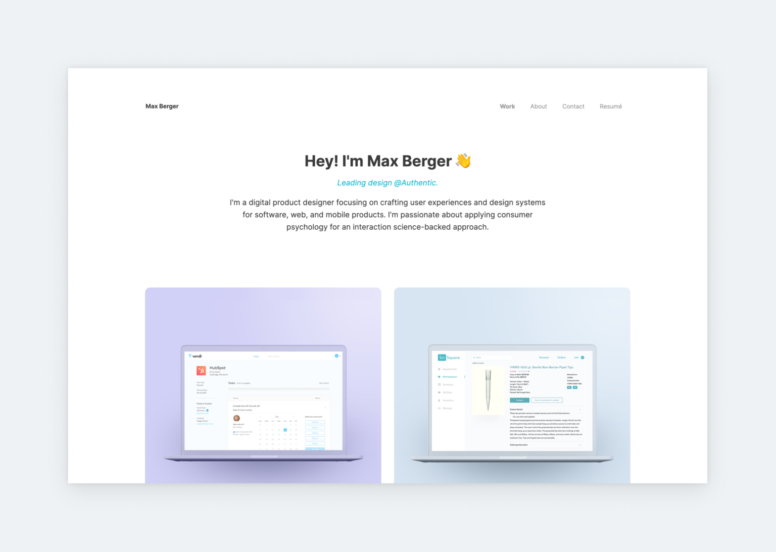 14 Fantastic Professional Portfolio Examples - UXfolio Blog