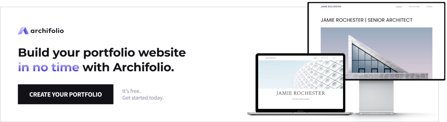 Free Architecture Portfolio Template Examples | Blog | Archifolio