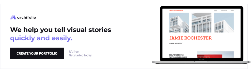 Free Architecture Portfolio Template Examples | Blog | Archifolio