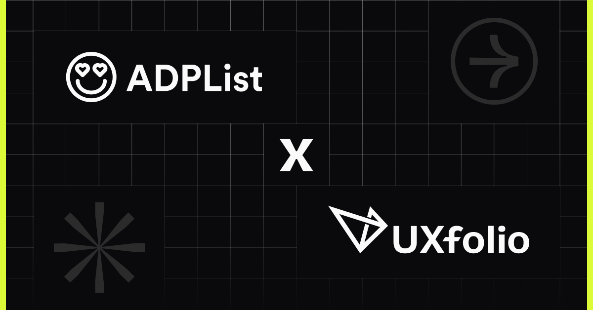 UXfolio partners with ADPList - UXfolio blog